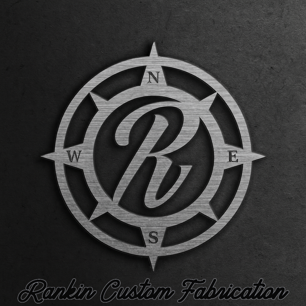 Personalized Compass Metal Sign – Custom Family Letter Monogram – CNC ...